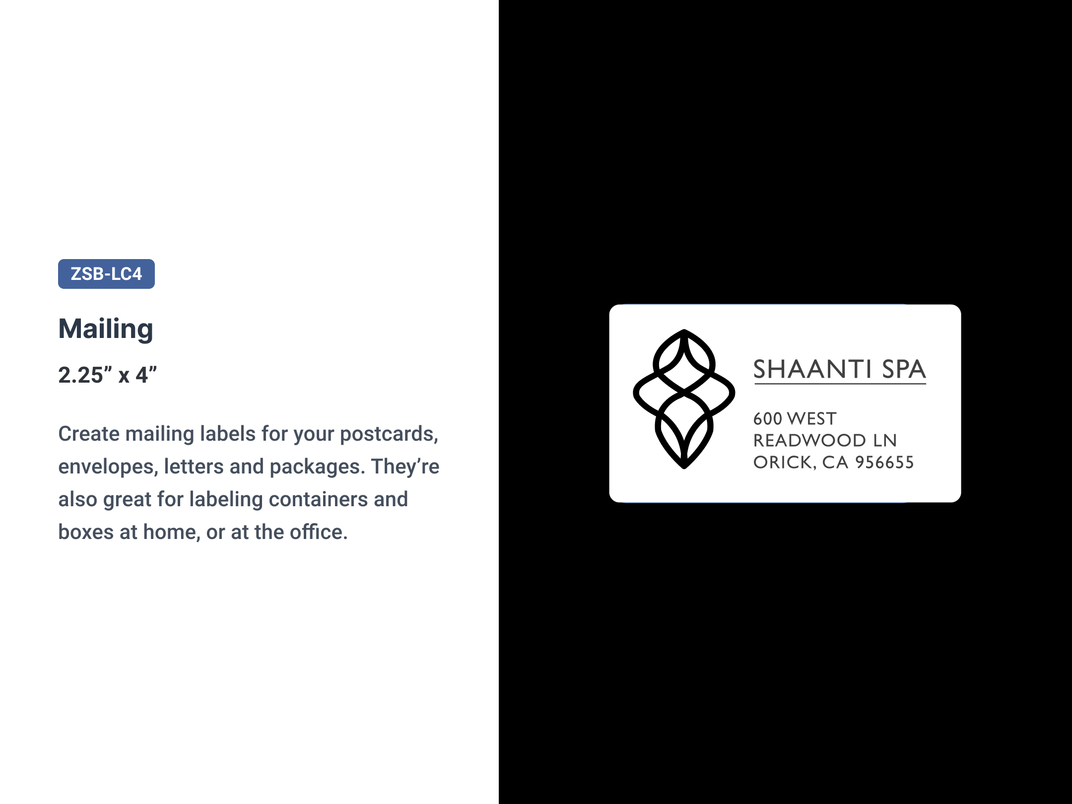 ZSB Series from Zebra - ZSB Labels - ZSB-LC6 Barcode Labels - 2.25 ...