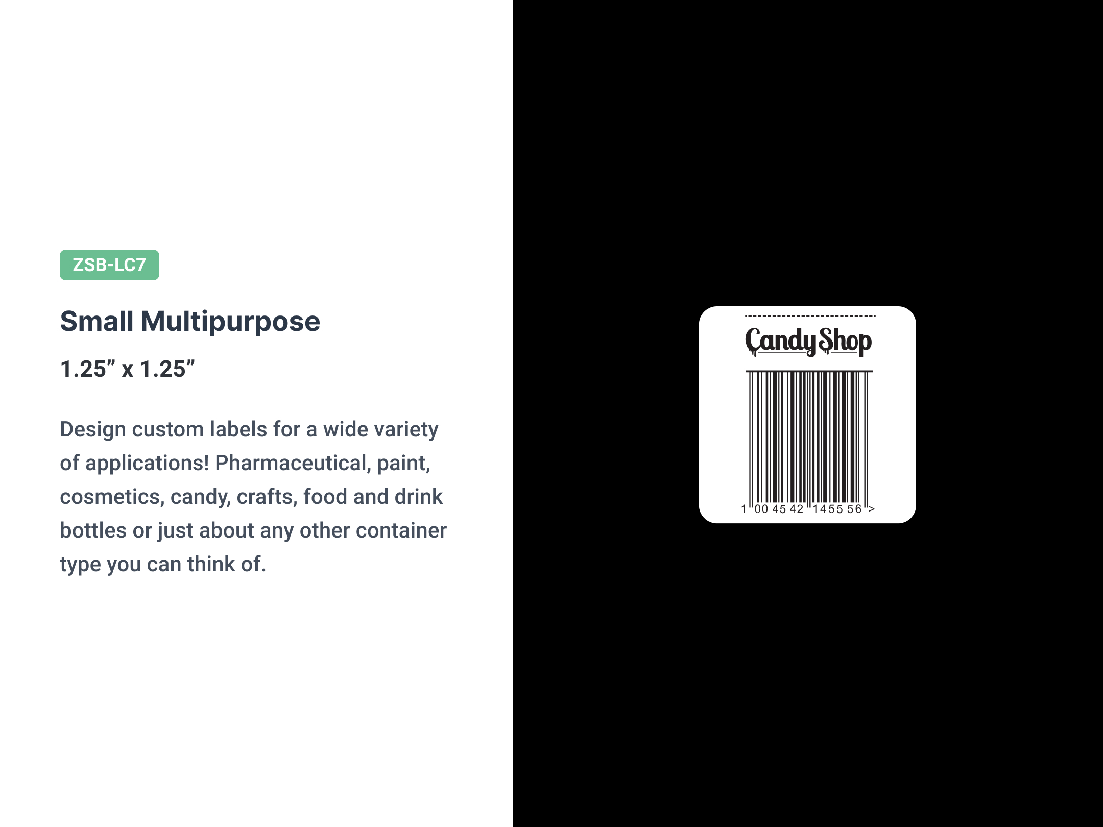 ZSB Series from Zebra - ZSB Labels - ZSB-LC6 Barcode Labels - 2.25 ...